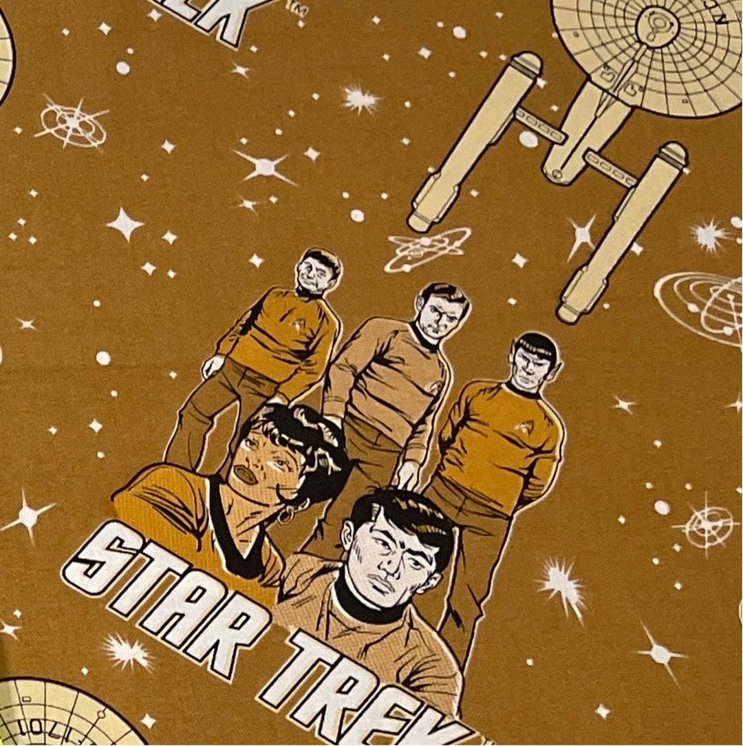 Star Trek Cotton Enterprise Crew Fabric Licensed Camelot Fabrics End of ...