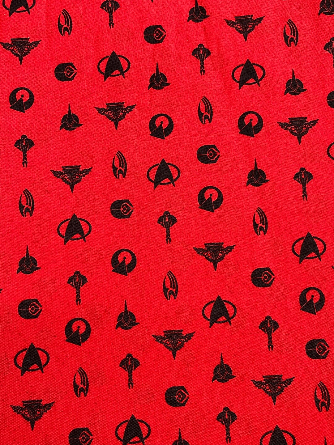 Star Trek 2015 Delta Insignia Design | 6320107 Red Cotton - Etsy