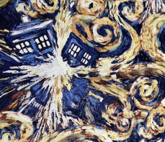 Starry Night Tardis Desktop Background