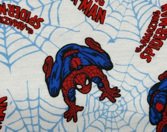 Spiderman Cotton Fabric Amazing Spiderman Marvel Out of Print and Hard ...