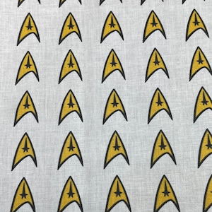 Star Trek Delta Insignia Design | White Gold Digital Cotton | Ships ...