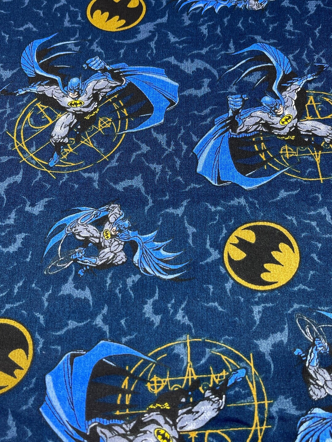 Batman Fabric | 2005 Springs Industries Style 2968 | Rare OOP DC Comics ...