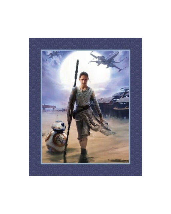 Star Wars Licensed Fabric the Force Awakens Quilt Panel - Etsy