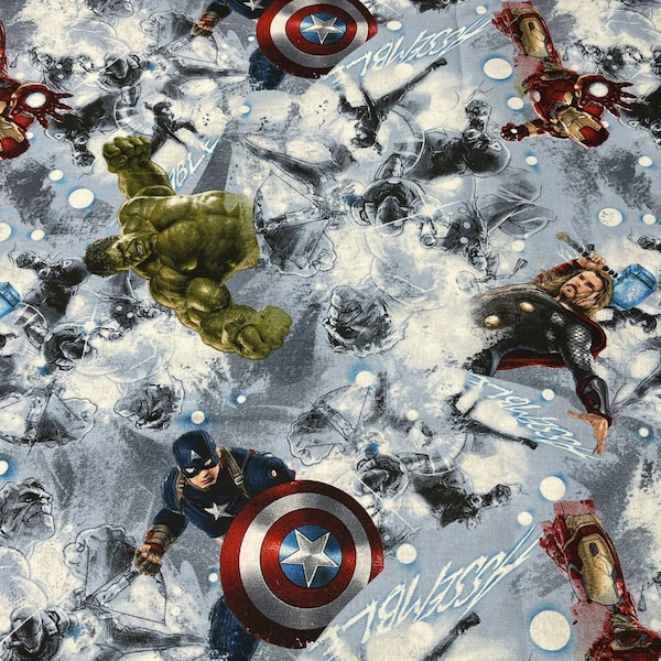 Avengers Fabric - Etsy