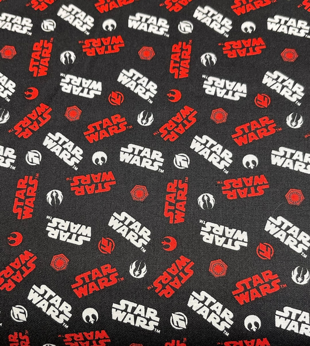 Star Wars Logo Symbols Cotton | Camelot | Rare OOP - Etsy