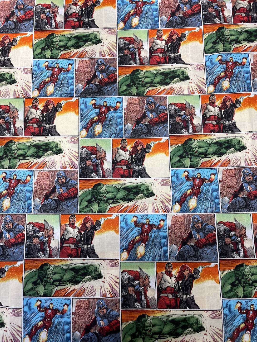 Marvel Avengers Assemble Horizontal Panel Art Springs Creative Style ...