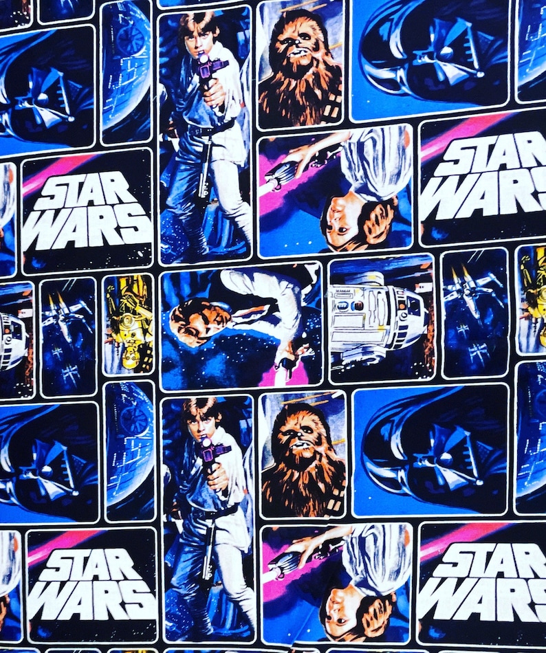 Star Wars Quilt | Handmade Sci-fi Quilt | 20+ Star Wars Fabrics With ...