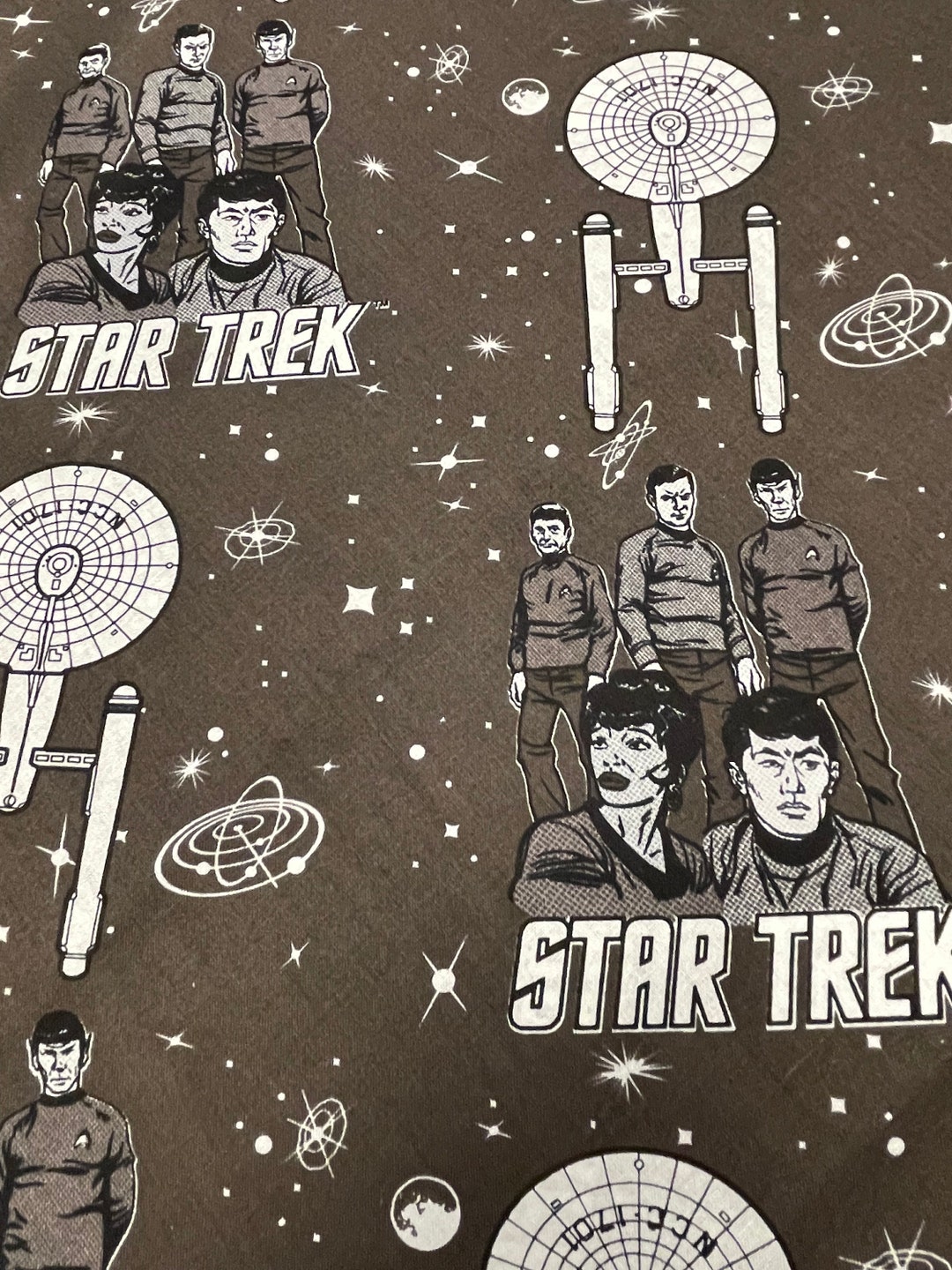 Star Trek Cotton Enterprise Crew Fabric 2017 Style 63100304 Licensed ...