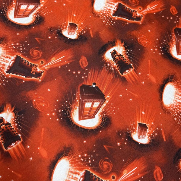 Doctor Who Fabric - Etsy