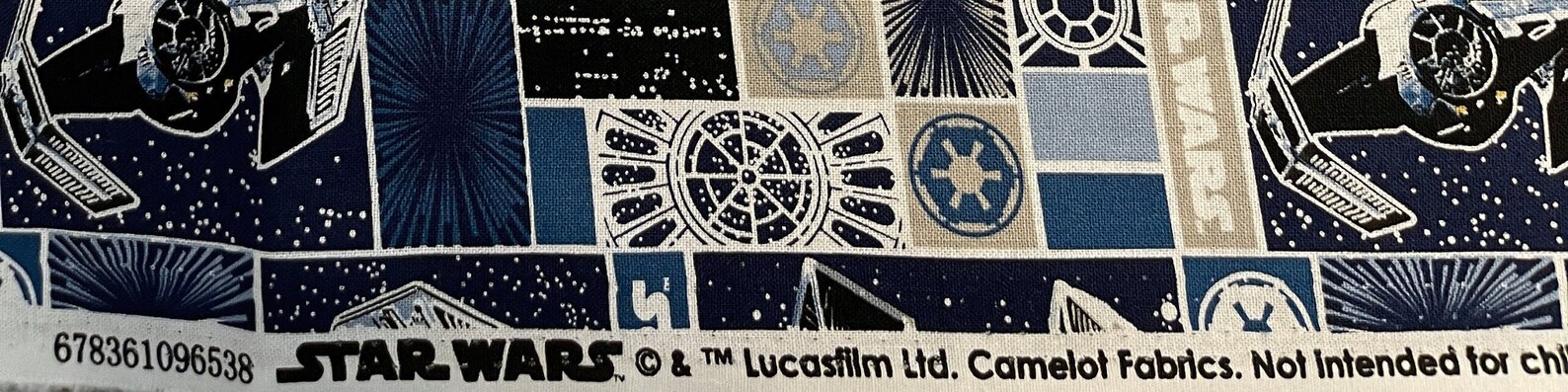 Star Wars TIE Fighter Death Star Cotton | Camelot 678361096538 - Etsy
