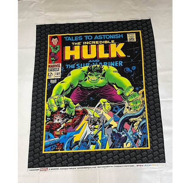 Incredible Hulk Fabric - Etsy