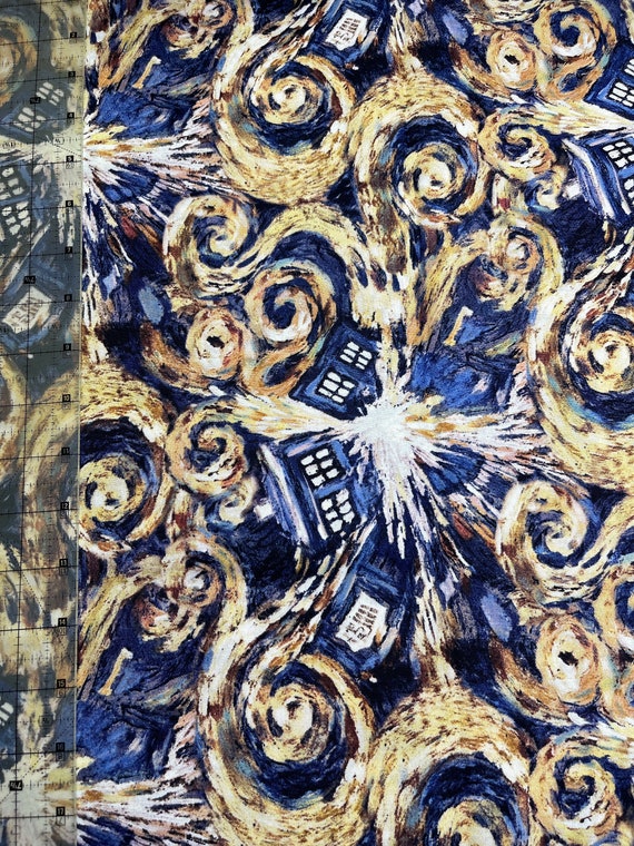 Starry Night Tardis Desktop Background