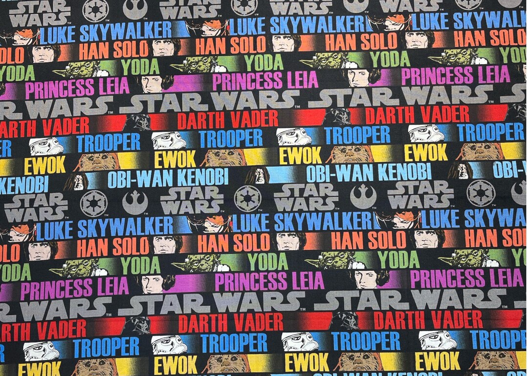 Star Wars Quilt Quality Cotton Fabric 2012 Camelot Fabrics - Etsy