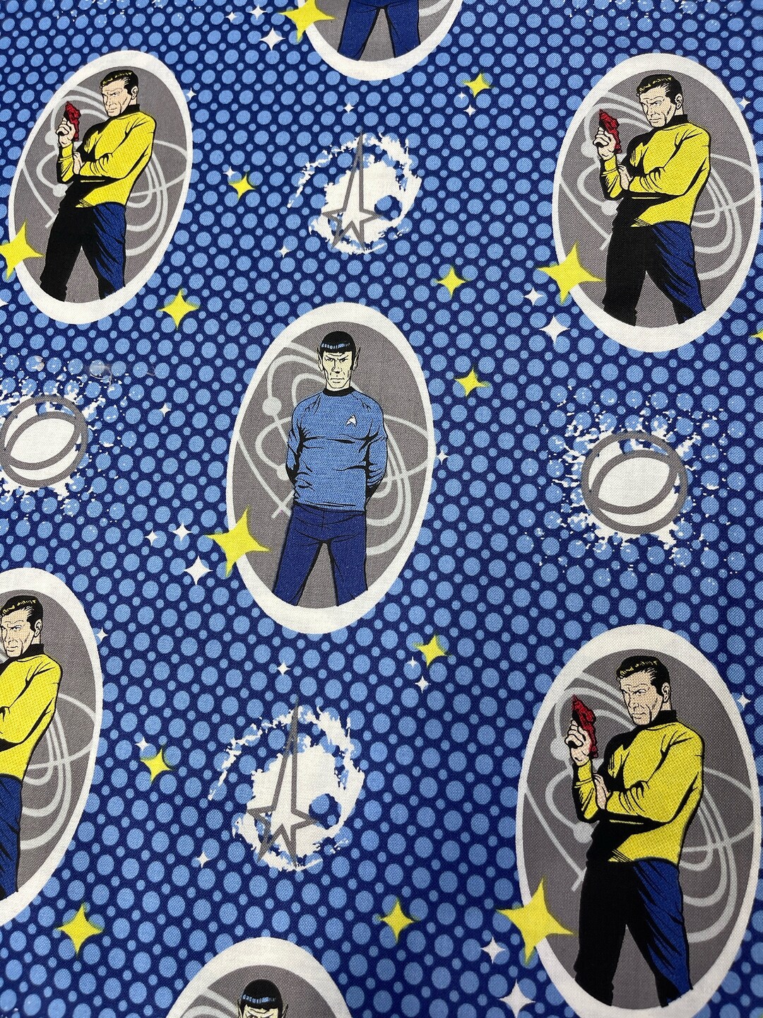 Star Trek 2016 Kirk & Spock Design | 63100303 Blue Cotton - Etsy