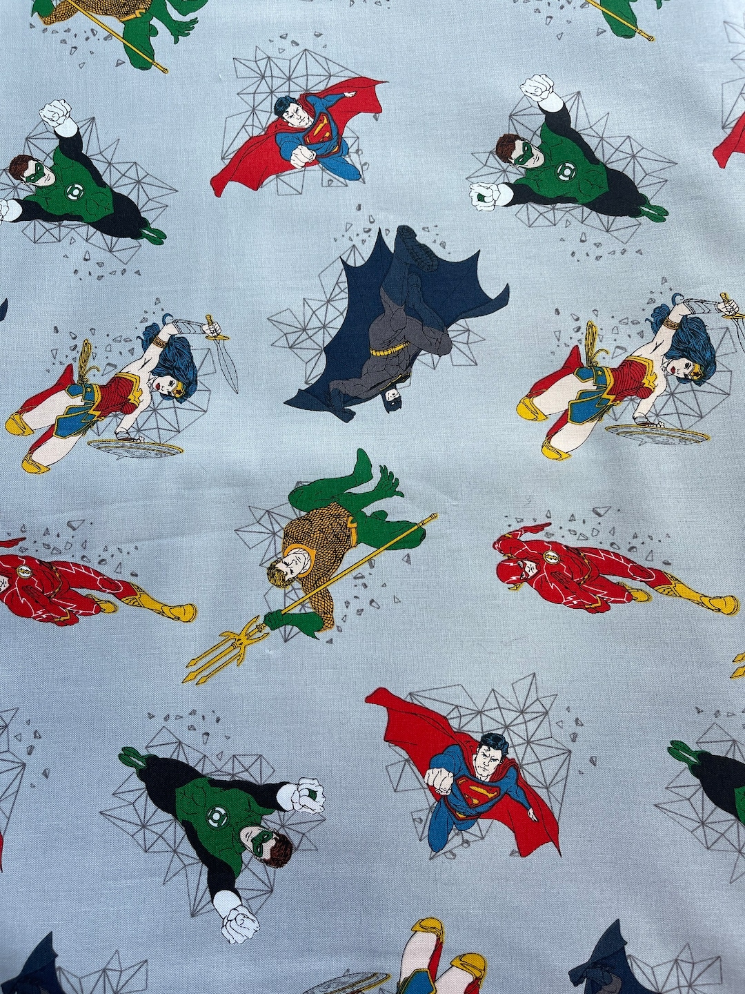 Justice League Fabric | 23421202 DC Comics Cotton Quilt | Licensed OOP ...