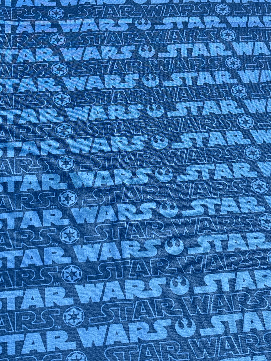 Star Wars Words Yellow 100% Cotton Very Rare Long Out of - Etsy