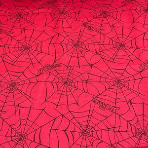 Spiderman Webs Cotton Fabric Fun Spiderman Shapes Marvel Craft Quality ...
