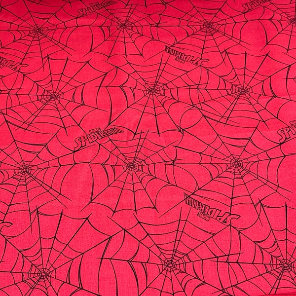 Spiderman Fabric - Etsy