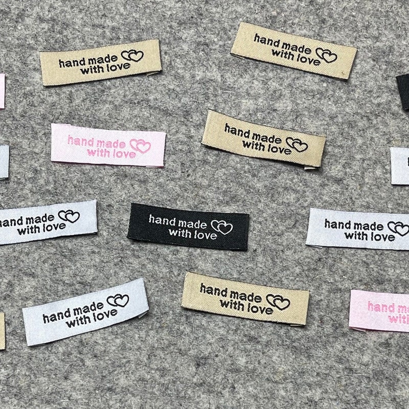Made With Love Label - Etsy
