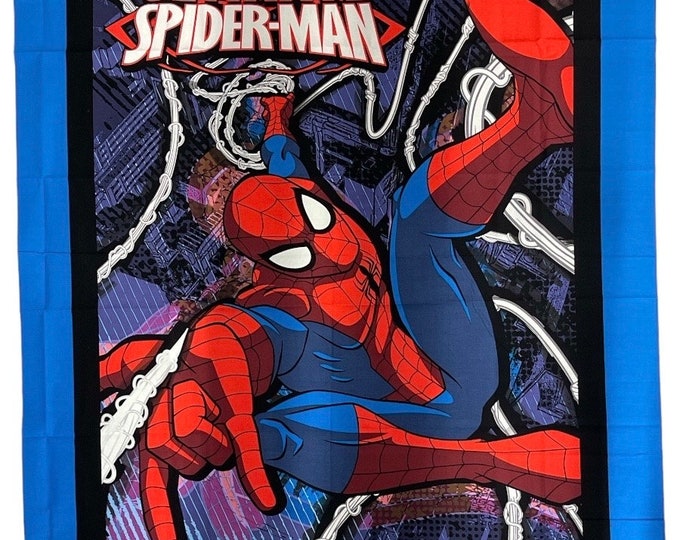 Ultimate Spiderman Panel | Marvel Comics 36x44 | Superhero OOP Quilt ...