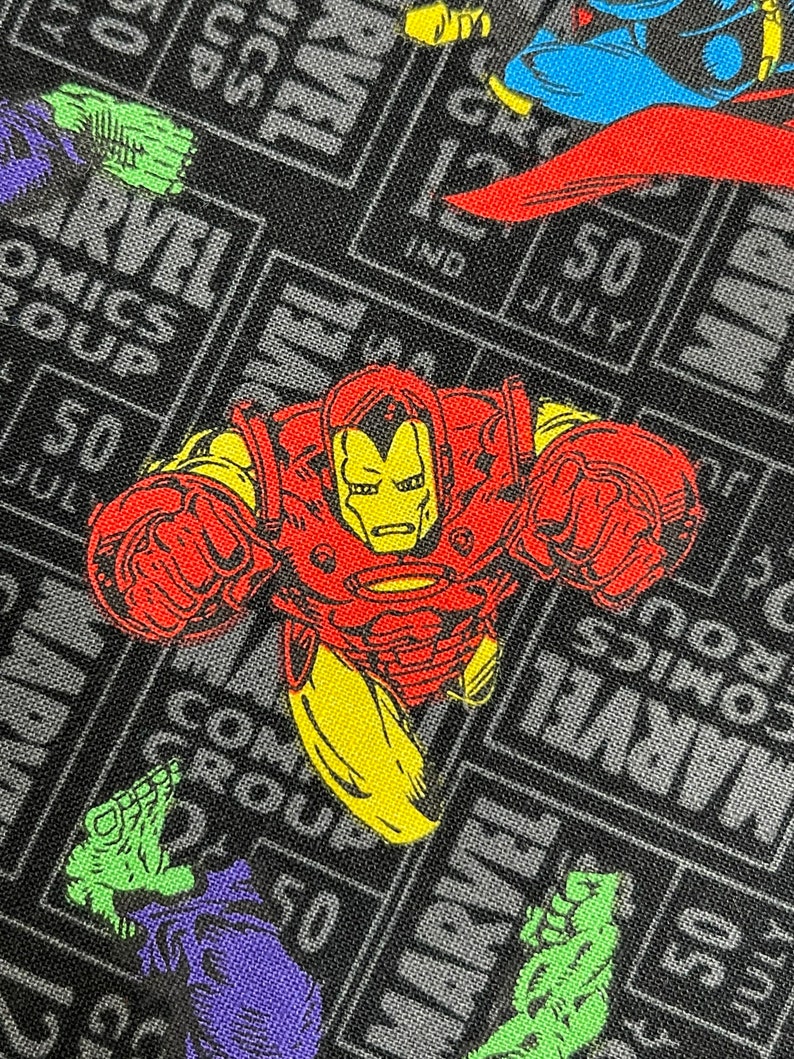 Avengers Character Toss Fabric | Marvel CP62677 | Superhero Comic OOP ...