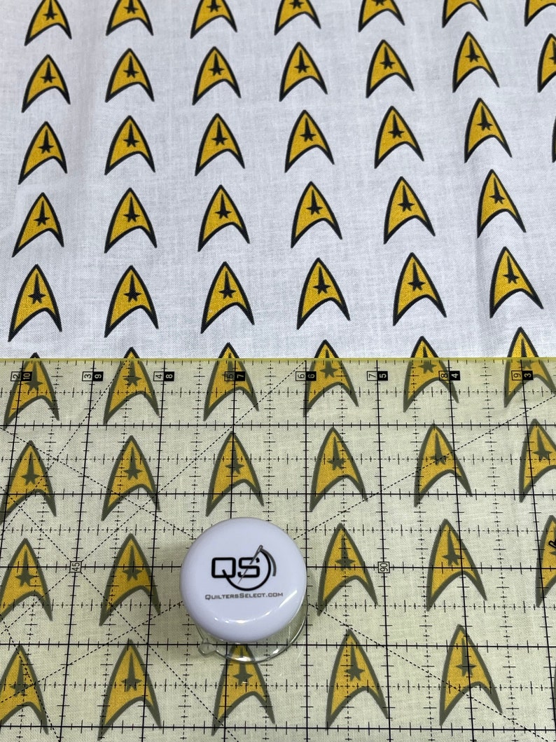 Star Trek Delta Insignia Design | White Gold Digital Cotton - Etsy UK