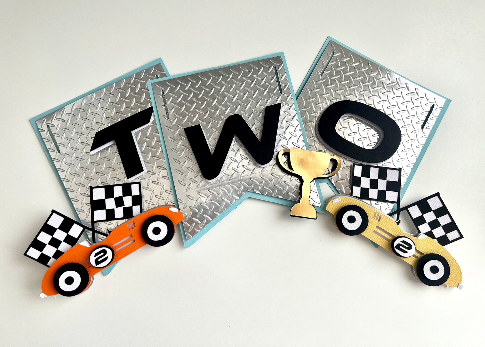 Vintage Race Car Banner / Vintage Race Car Party Decorations / - Etsy