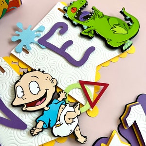 Rugrats High Chair Banner / Rugrats Birthday Banner / Rugrats Party ...