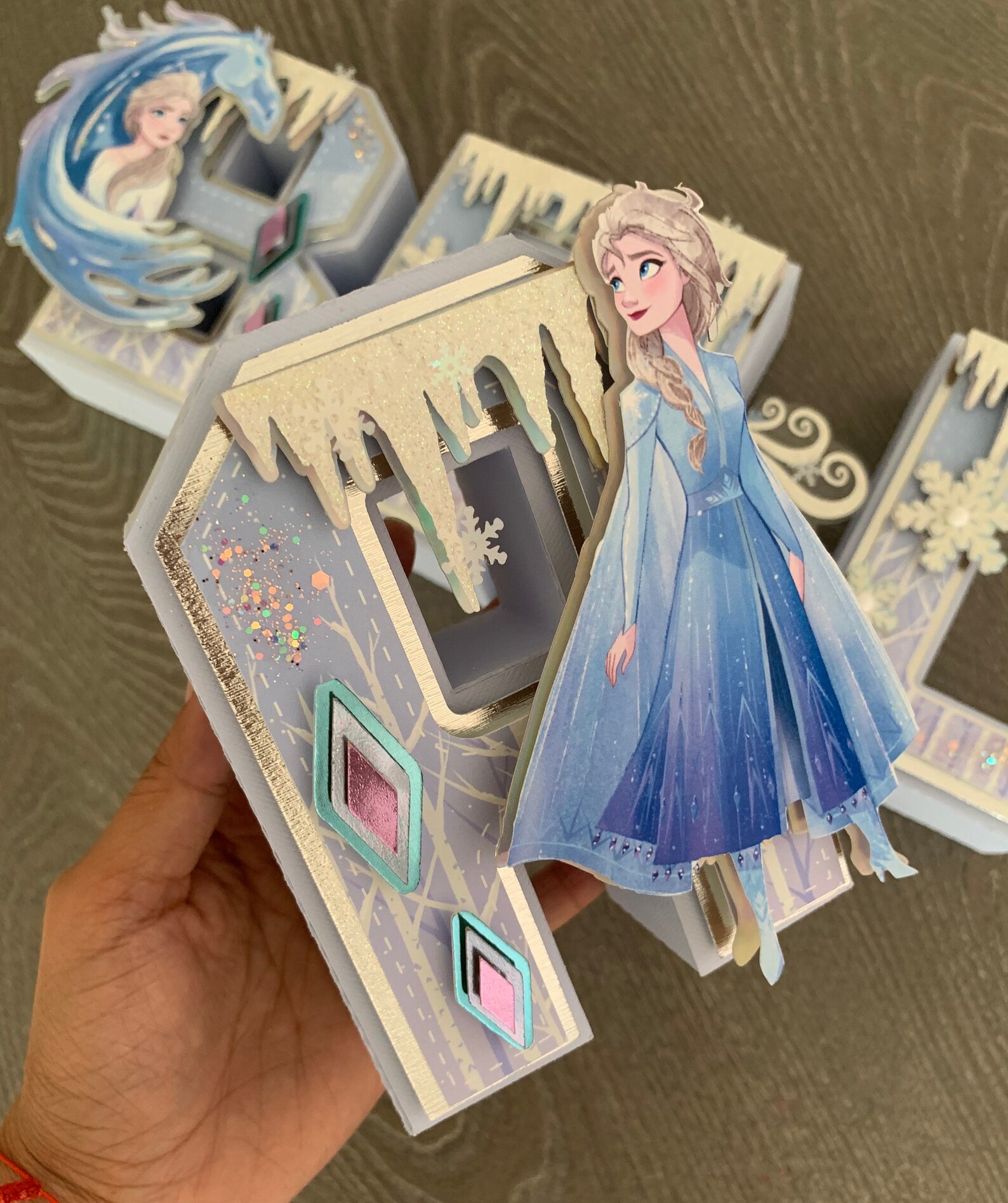 Frozen 3D Letters / Frozen Birthday Decorations / Elsa Birthday ...