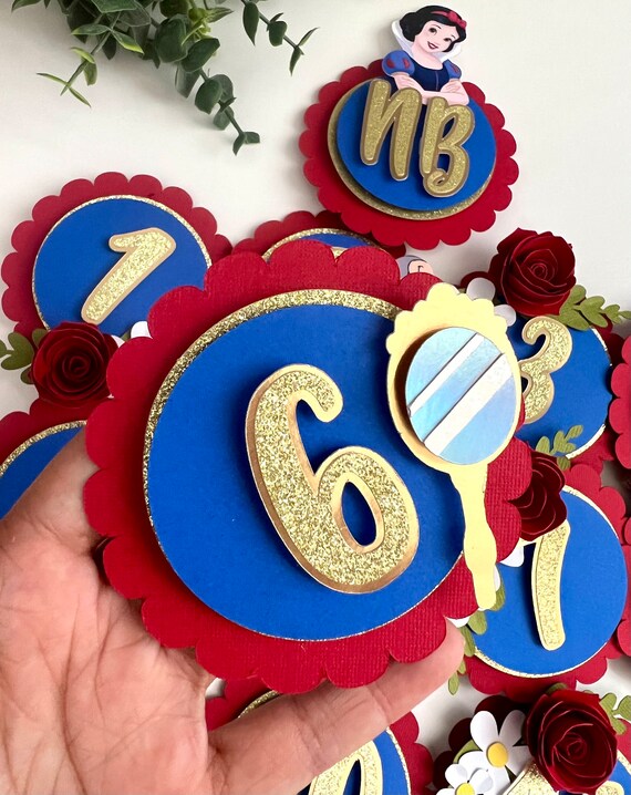 Snow White Milestone Banner / Snow White Banner / Snow White - Etsy