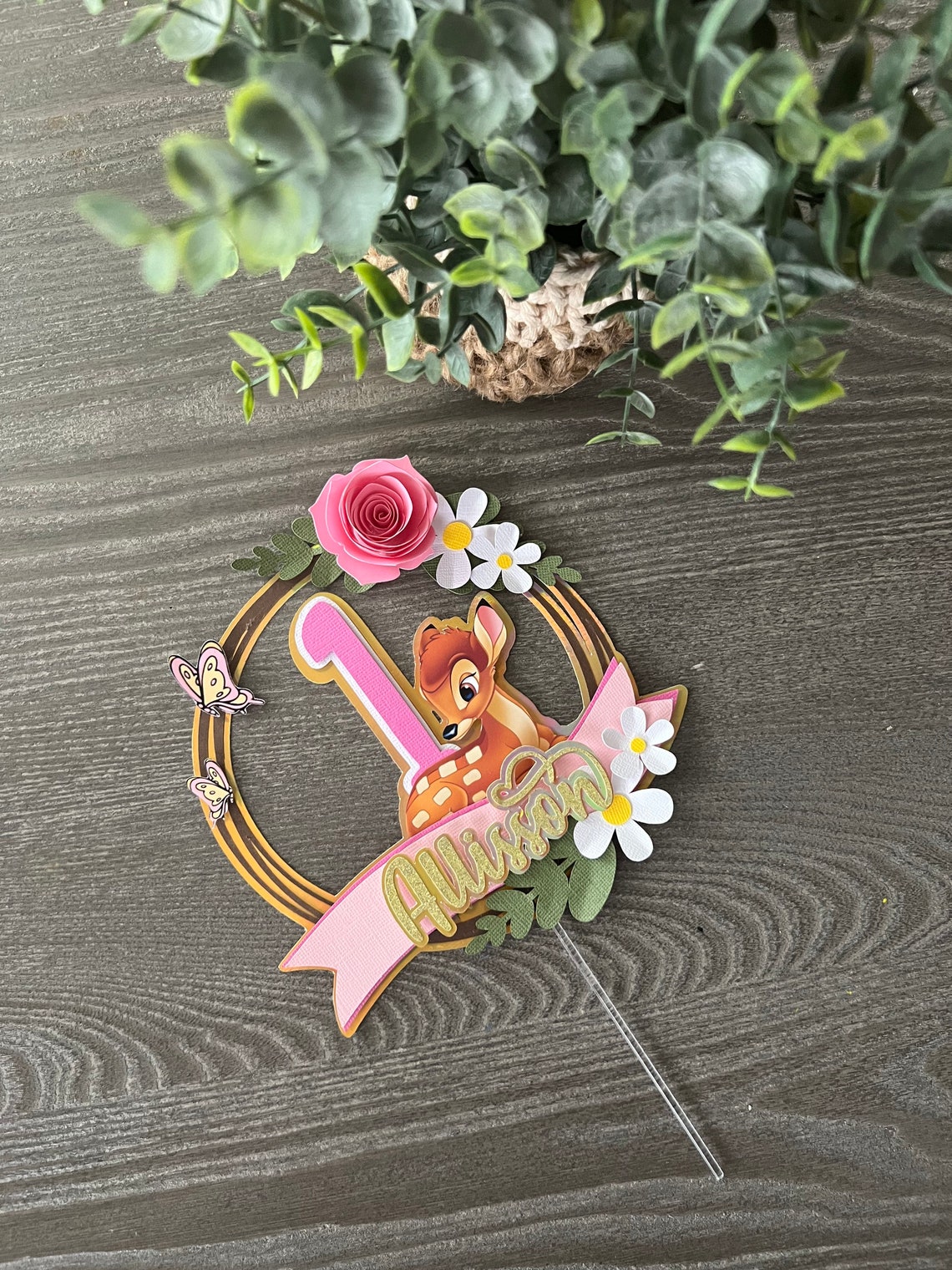 Bambi Cake Topper - Etsy