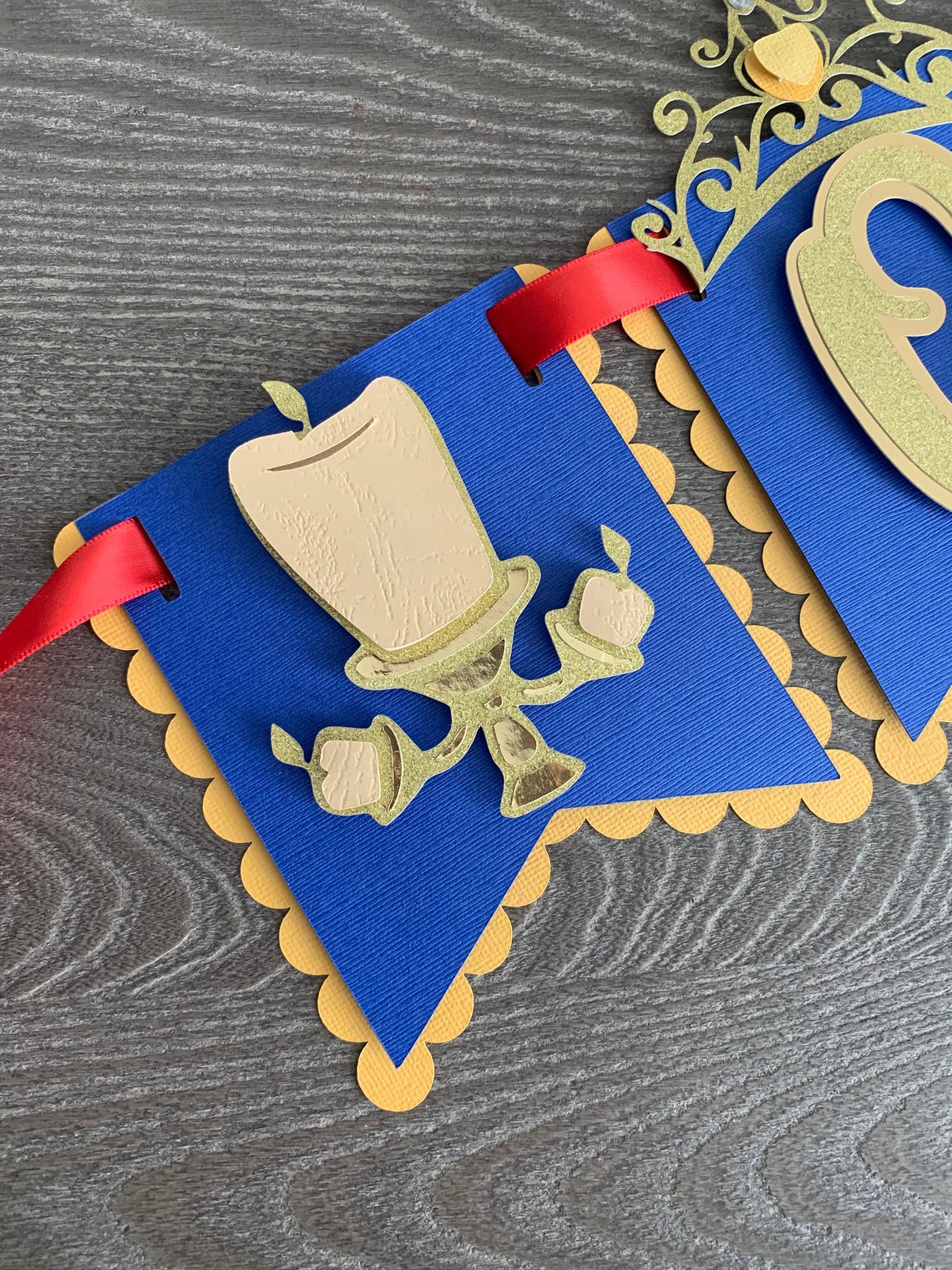 Beauty and the Beast Banner / Beauty and the Beast Birthday - Etsy