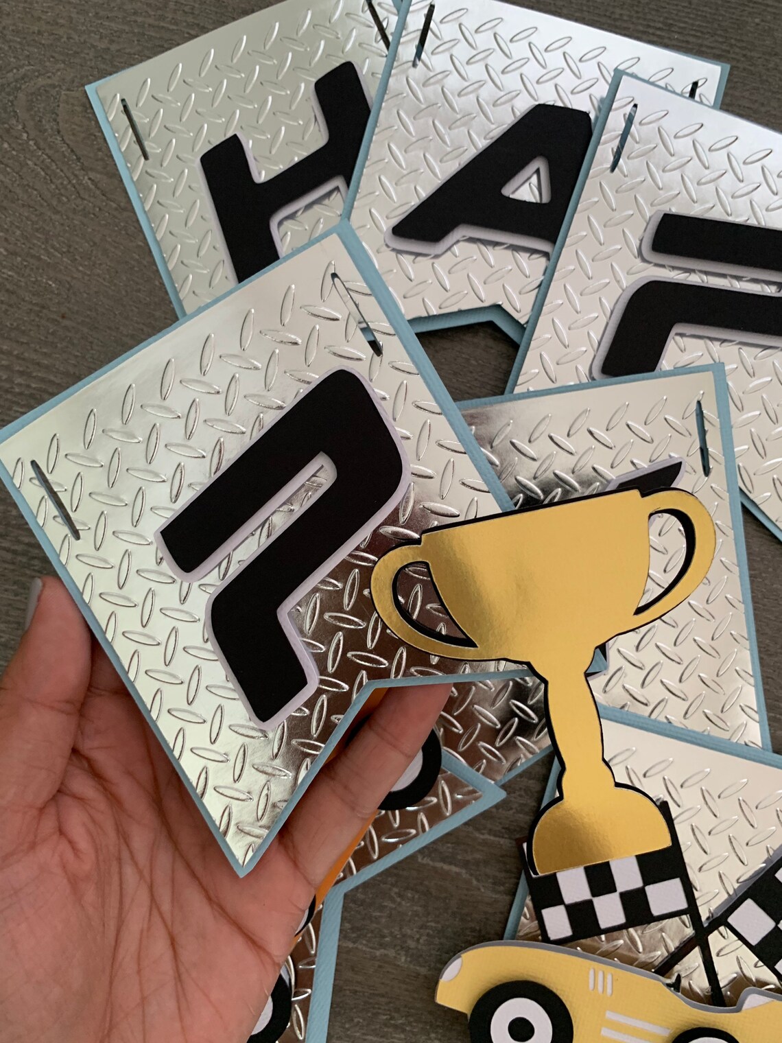 Vintage Race Car Banner / Vintage Race Car Party Decorations / - Etsy