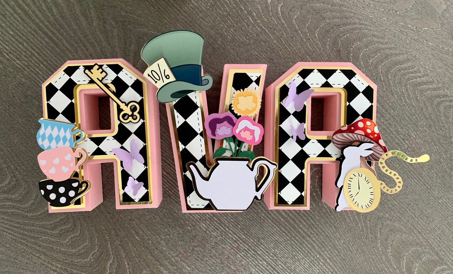 Alice in Wonderland HC Banner / Alice in Wonderland Banner / - Etsy