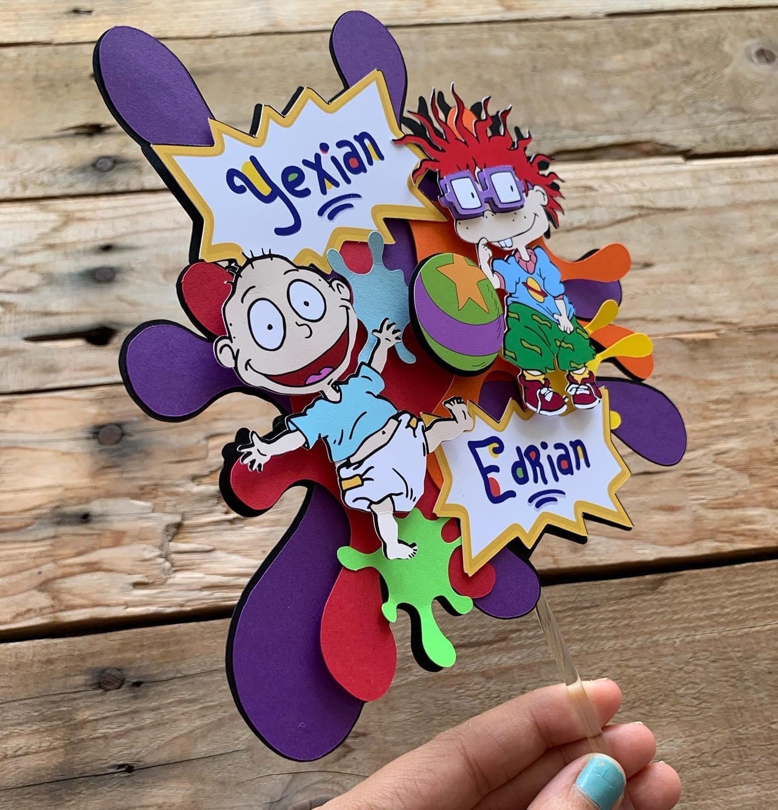 Rugrats Cake Topper / Rugrats Centerpiece | Etsy