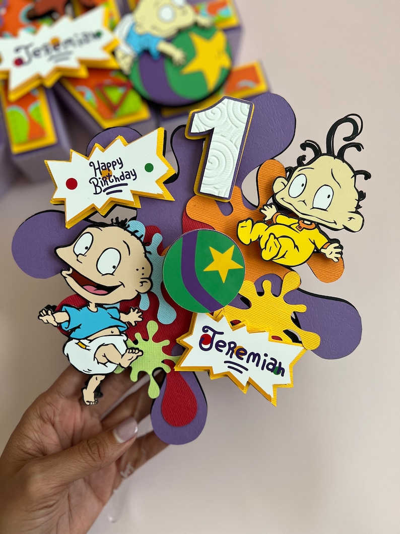Rugrats 3D Letters / Rugrats Birthday Decorations/ Rugrats Birthday ...