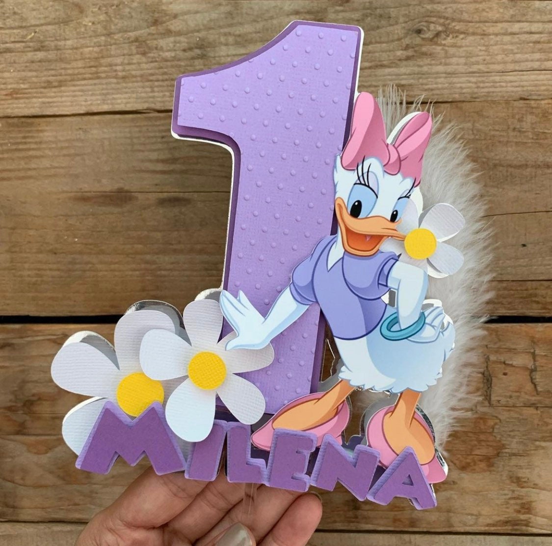Daisy Duck cake topper / Daisy Duck centerpiece | Etsy