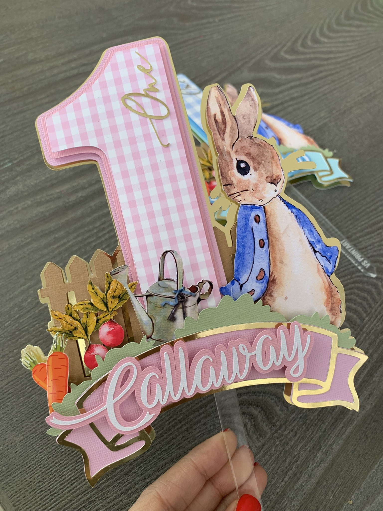 Peter Rabbit Cake Topper / Peter Rabbit Decorations/ Peter - Etsy UK