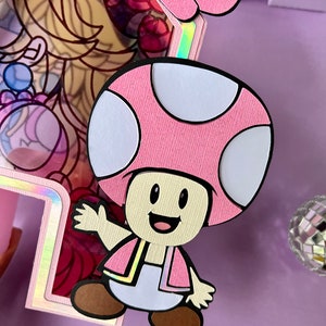 Princess Peach 3D Letter / Princess Peach Birthday Decorations ...