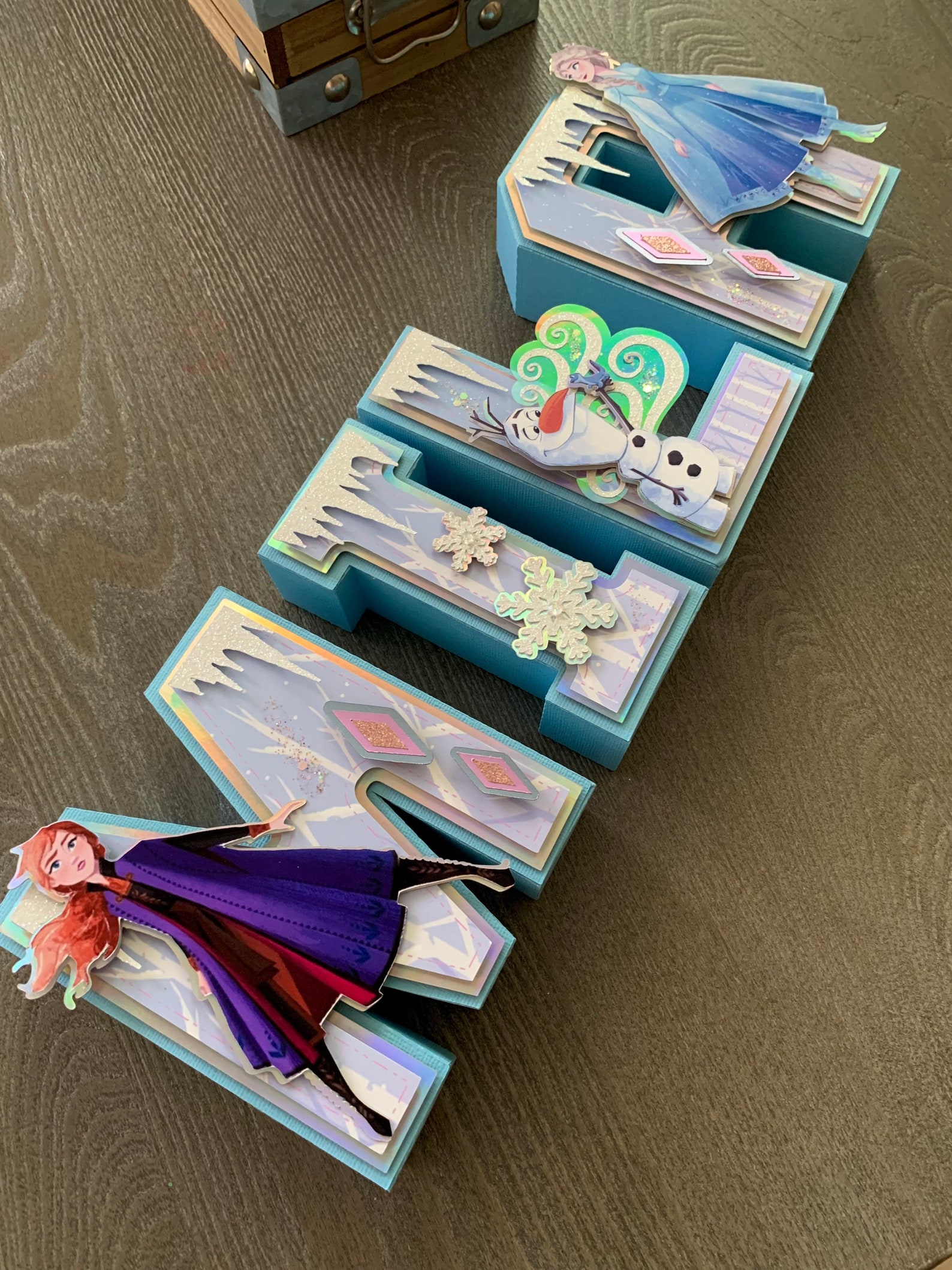 Frozen 3D Letters / Frozen Birthday Decorations / Elsa Birthday ...