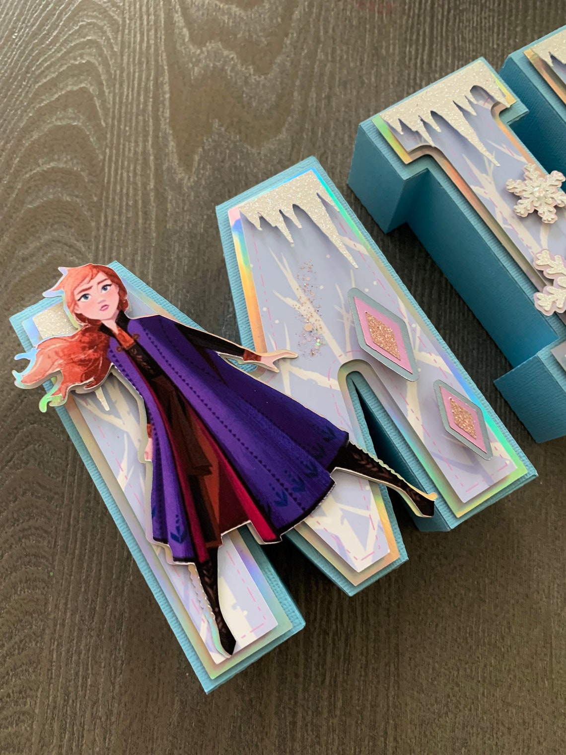Frozen 3D Letters / Frozen Birthday Decorations / Elsa Birthday ...