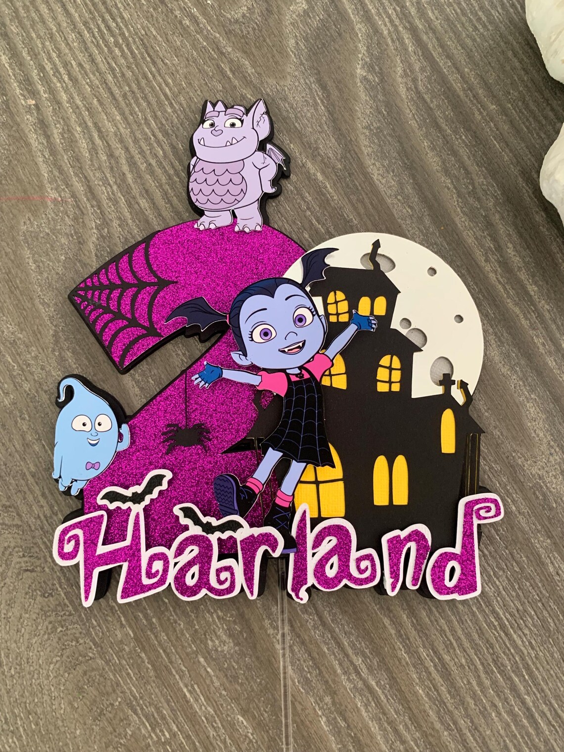 Vampirina Cake Topper / Vampirina Birthday Decor - Etsy