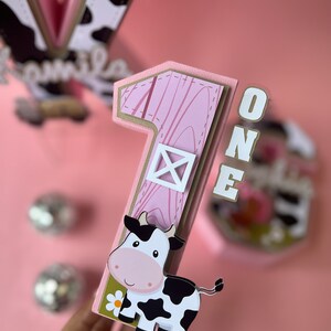 Farm 3D Number / Farm Birthday Party Decorations / Farm Birthday Decor ...