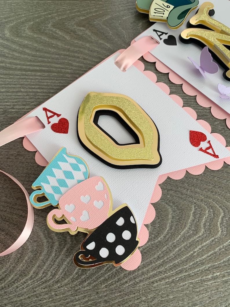 Alice in Wonderland HC Banner / Alice in Wonderland Banner / | Etsy