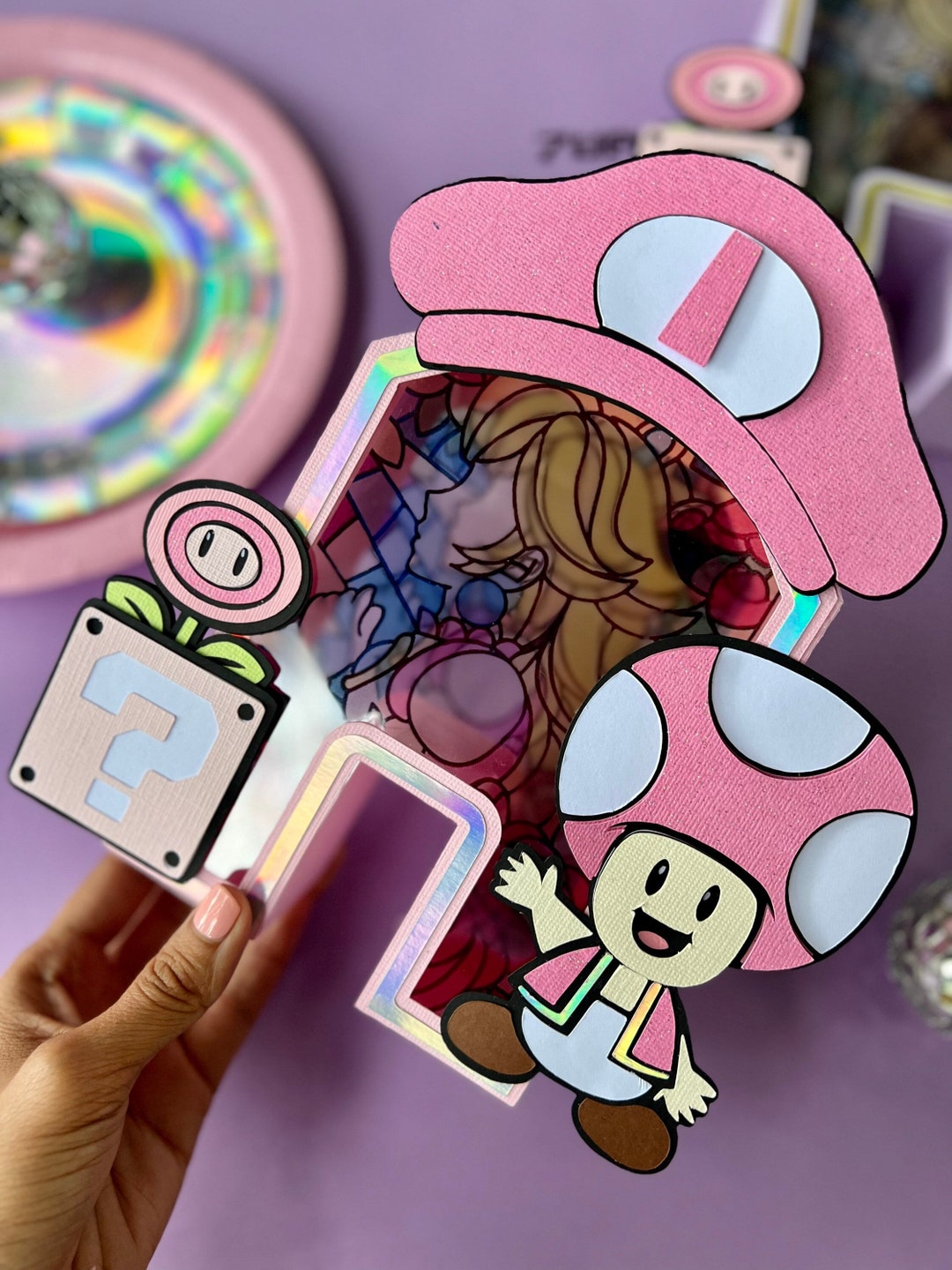 Princess Peach 3D Letter / Princess Peach Birthday Decorations ...