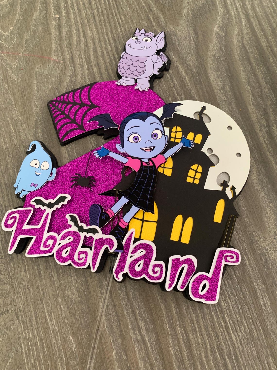 Vampirina Cake Topper / Vampirina Birthday Decor - Etsy