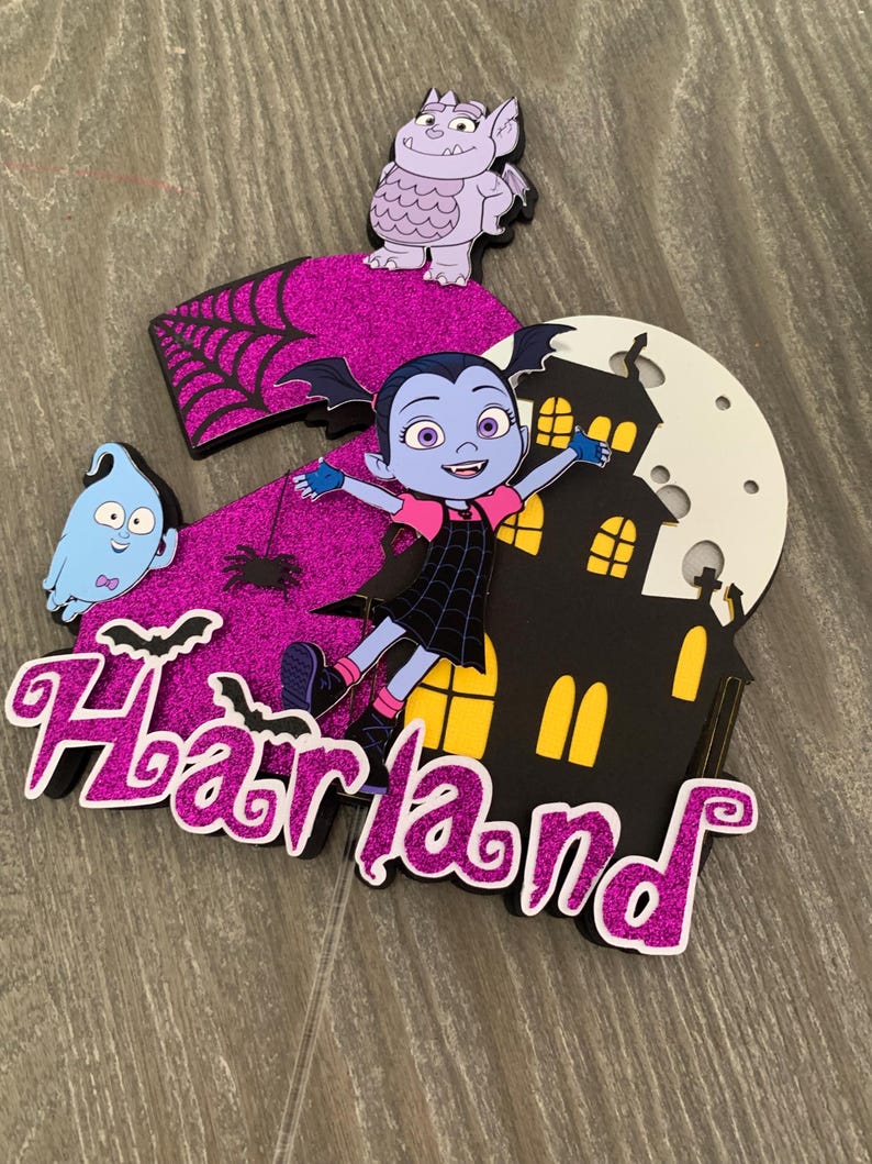 Vampirina Cake Topper / Vampirina Birthday Decor - Etsy