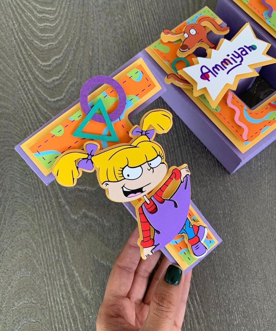 Rugrats 3D Letters / Rugrats Birthday Decorations/ Rugrats Birthday ...