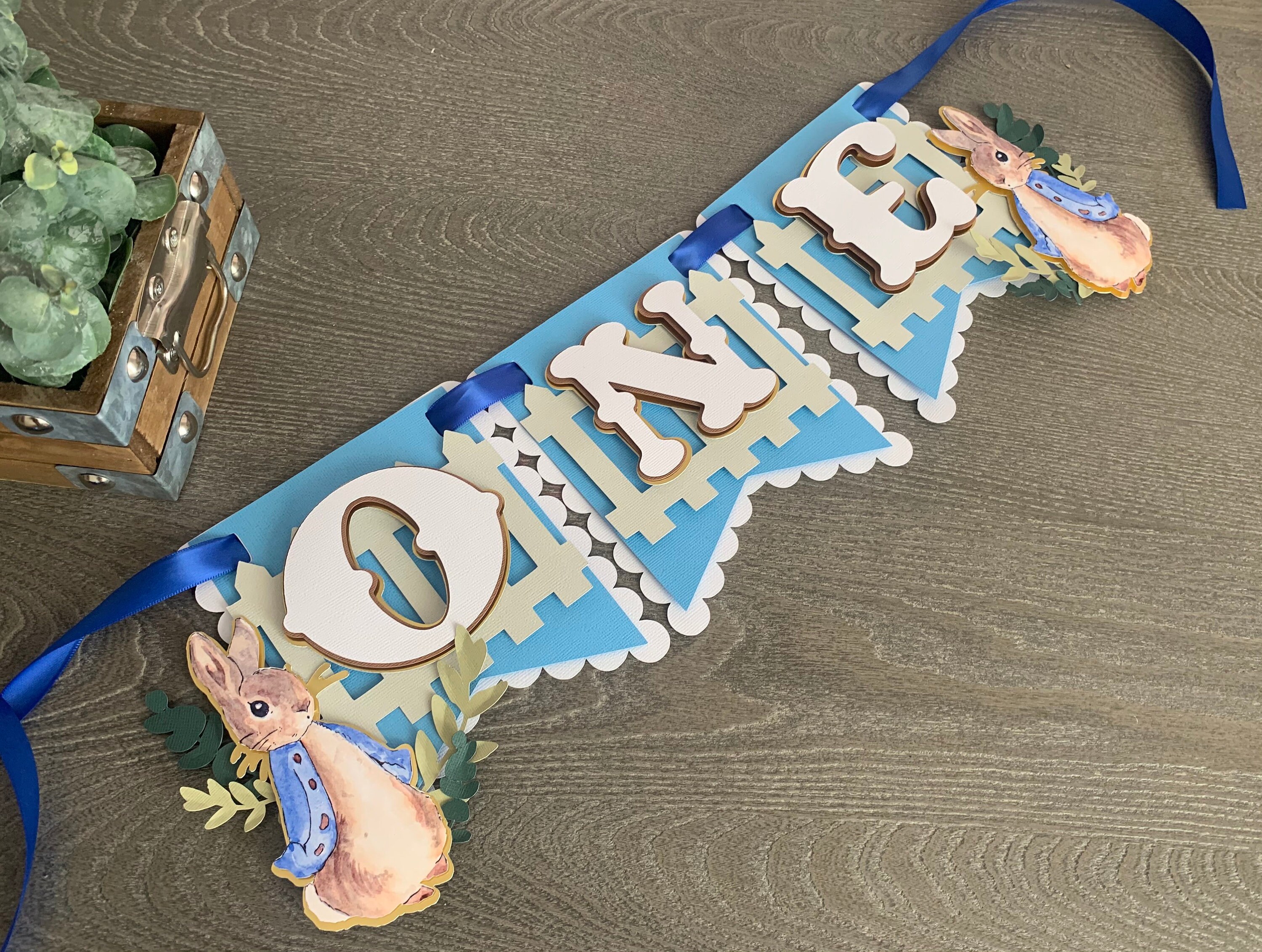 Peter Rabbit Birthday Banner / Peter Rabbit Birthday Theme / | Etsy