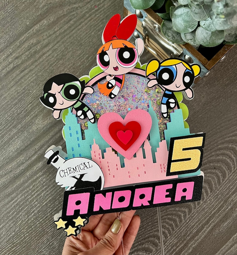 Powerpuff Girls Cake Topper / Powerpuff Girls Birthday Decor ...